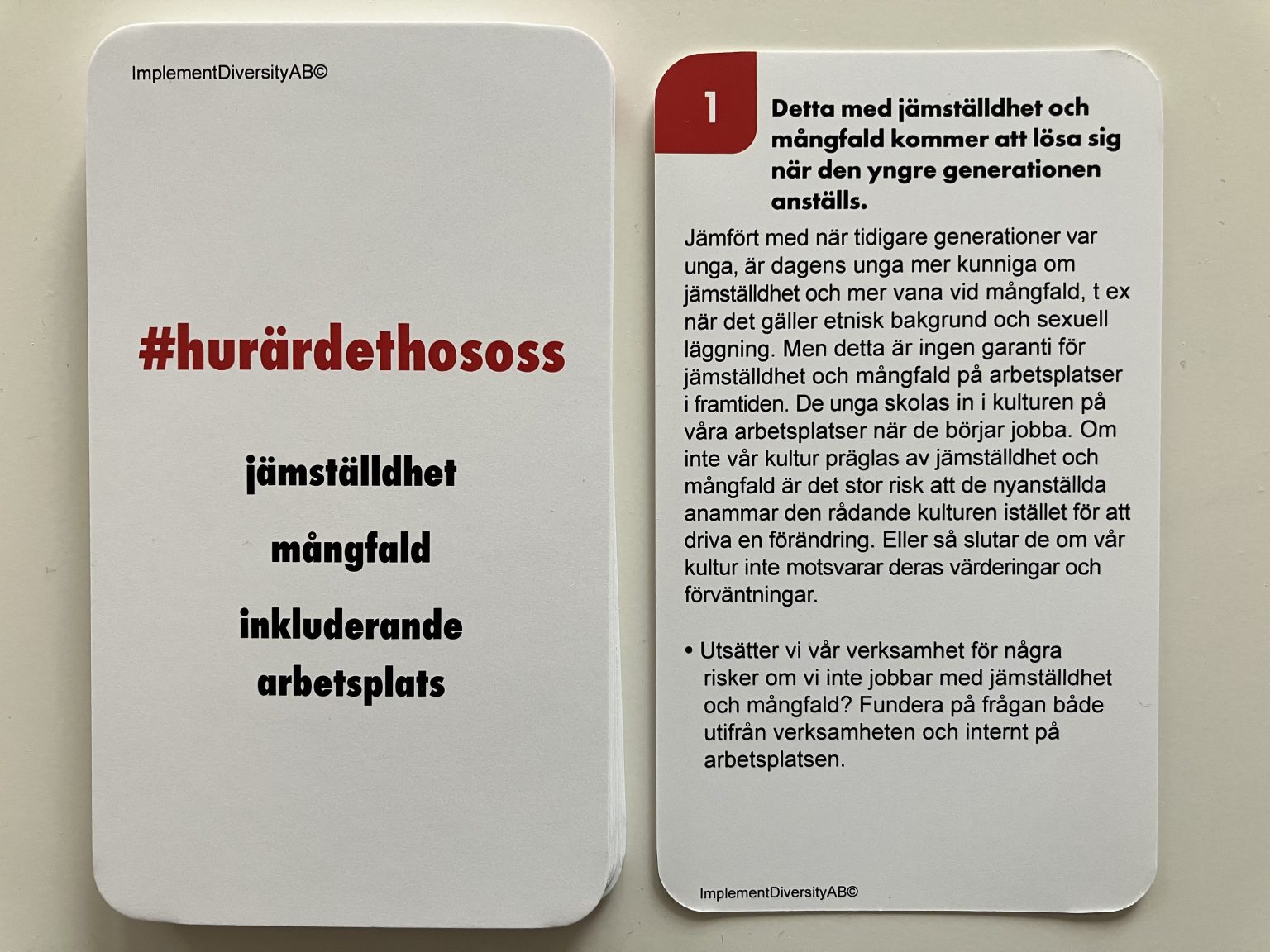 Kortlek #hurärdethososs - #hurärdethososs